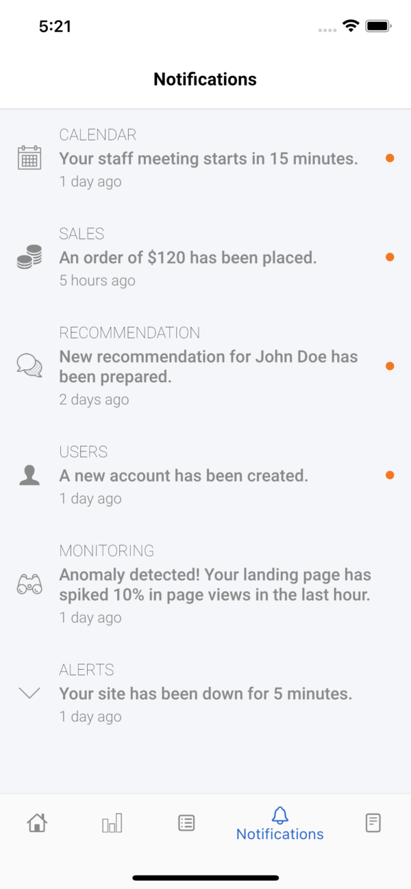 Flutter Dashboard App Template for iOS and Android | Download