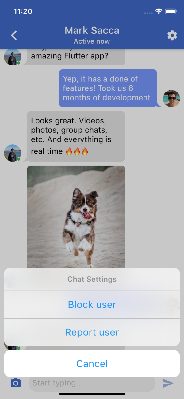 Flutter Chat App with Firebase Backend - Download