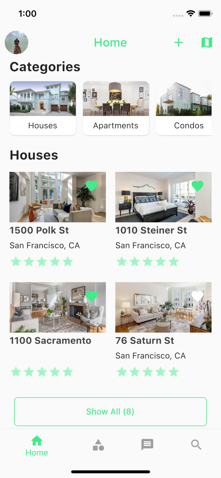 Real Estate Flutter App Template with Backend | Download