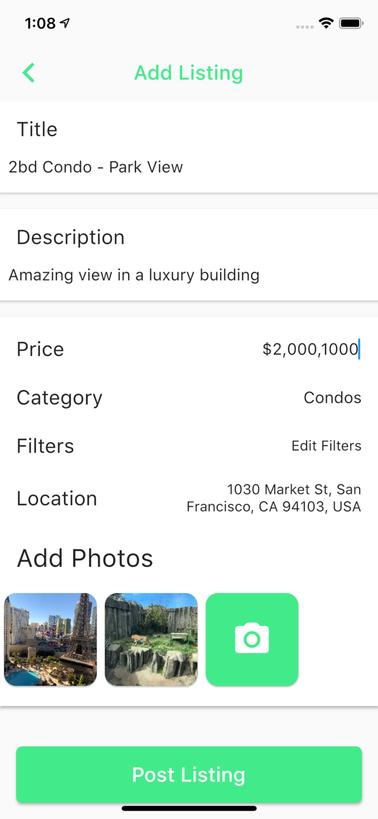 Real Estate Flutter App Template With Backend Download 