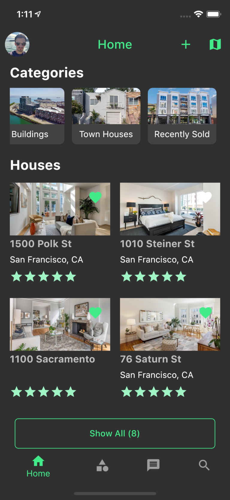 Real Estate Flutter App Template with Backend | Download