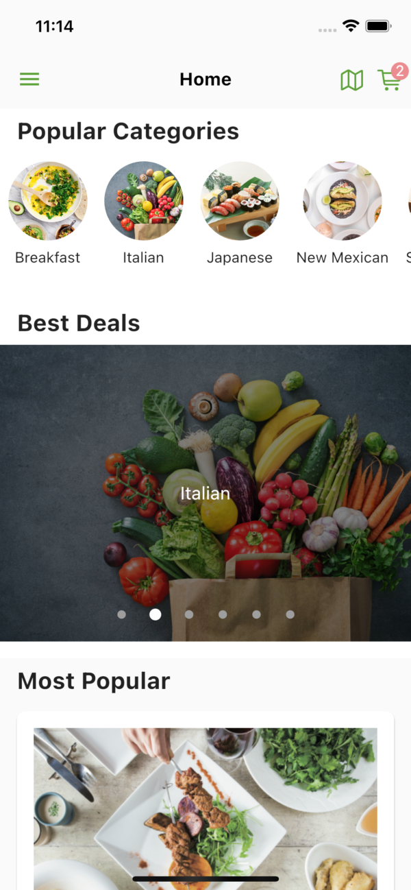 Food Delivery App in Flutter & Dart | Source Code | Download
