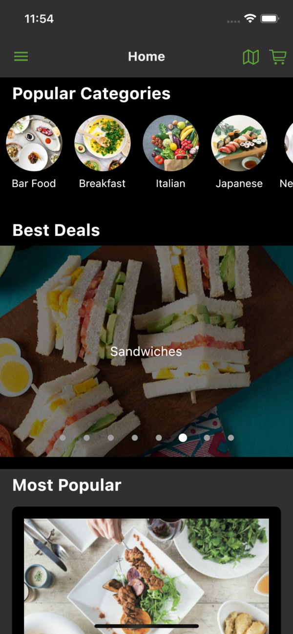 Food Delivery App in Flutter & Dart | Source Code | Download